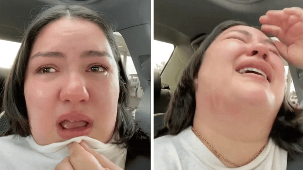 Woman left 'ugly crying' after haircut goes wrong