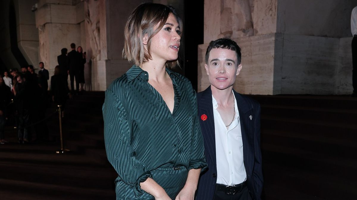Elliot Page makes red carpet debut with first partner since coming out ...