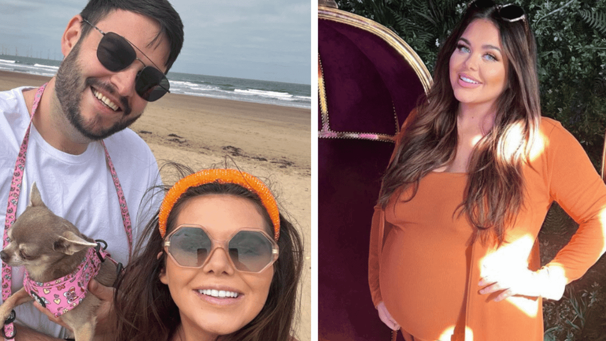 Scarlett Moffatt shows off baby bump and says 'not long to go now ...