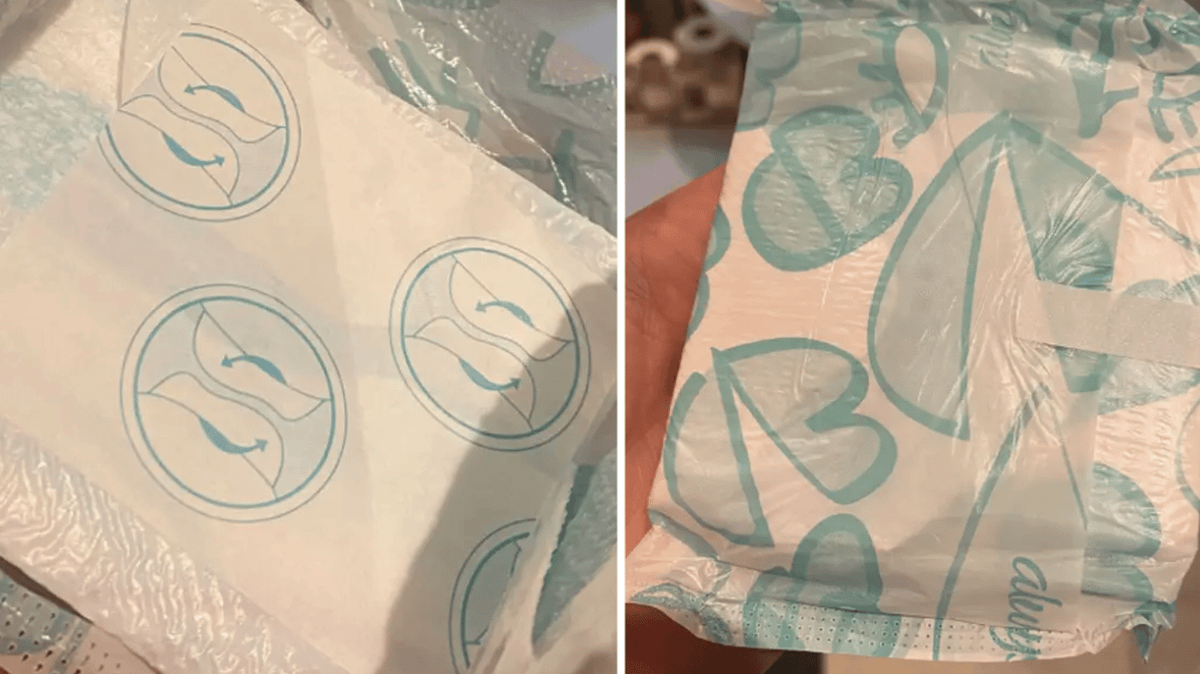 Actual way to wear period pads after women find out they’ve been using ...