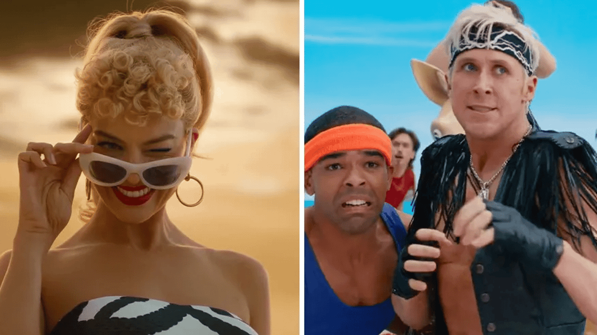 First trailer for Barbie film starring Margot Robbie and Ryan Gosling ...