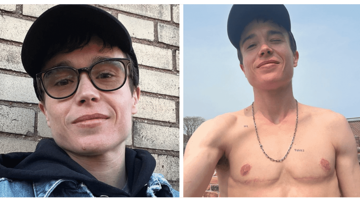 Elliot Page says he knew since the age of four that he was a boy