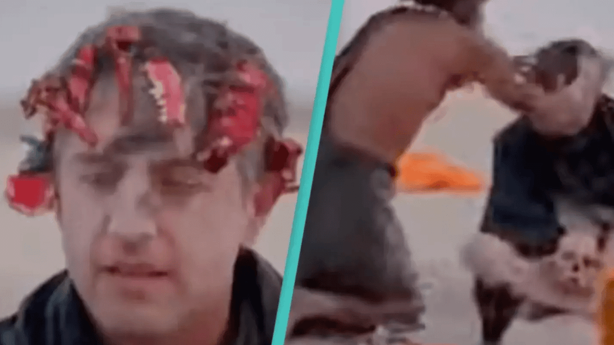 Reporter forced to eat human brain with cannibal peoples while wearing ...