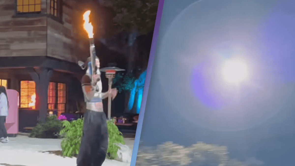 Machine Gun Kelly shouted at by police helicopter as he blasts ...