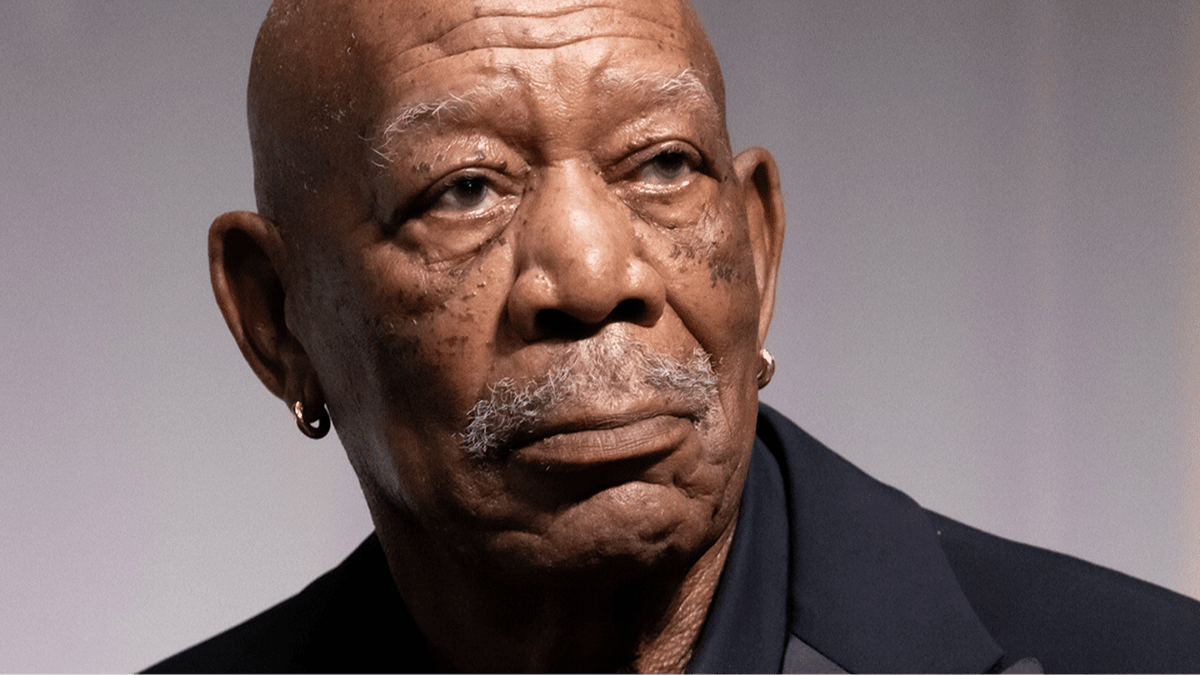 Reason Morgan Freeman always wears gold earrings and it's a lot darker ...
