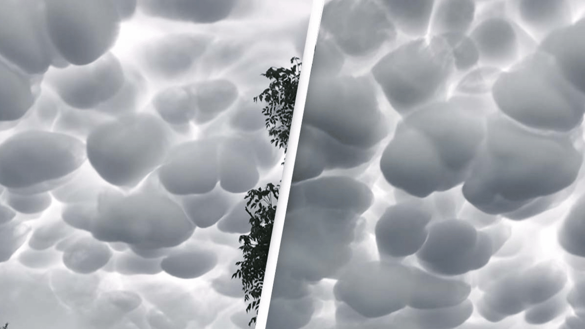Unbelievable Mammatus Clouds Make It Look Like ‘God Is Blowing Vape ...