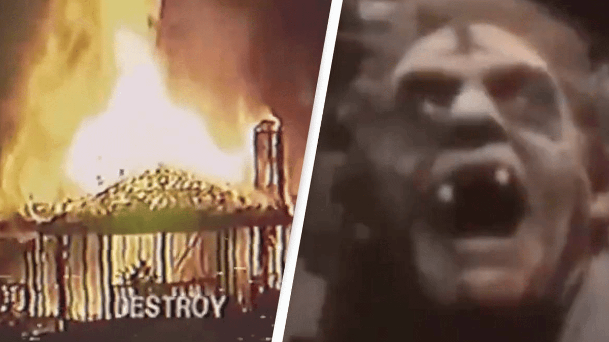 Father and son find mysterious VHS tape and make chilling discovery of ...