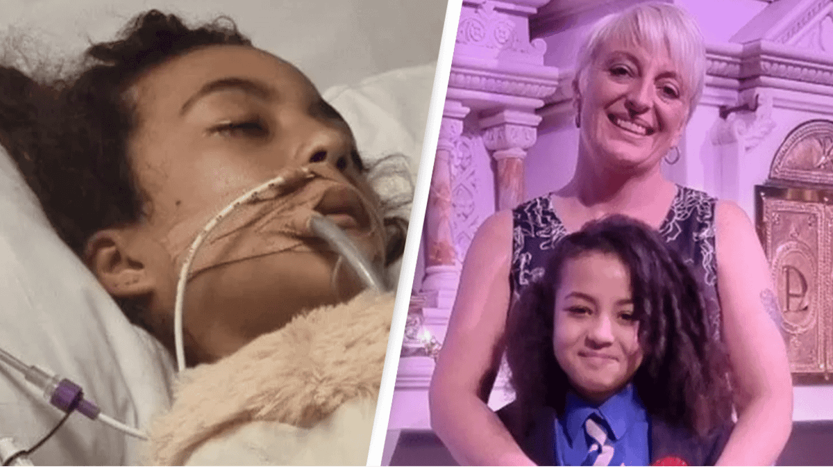 12-year-old girl from Belfast suffers lung collapse and spends four ...