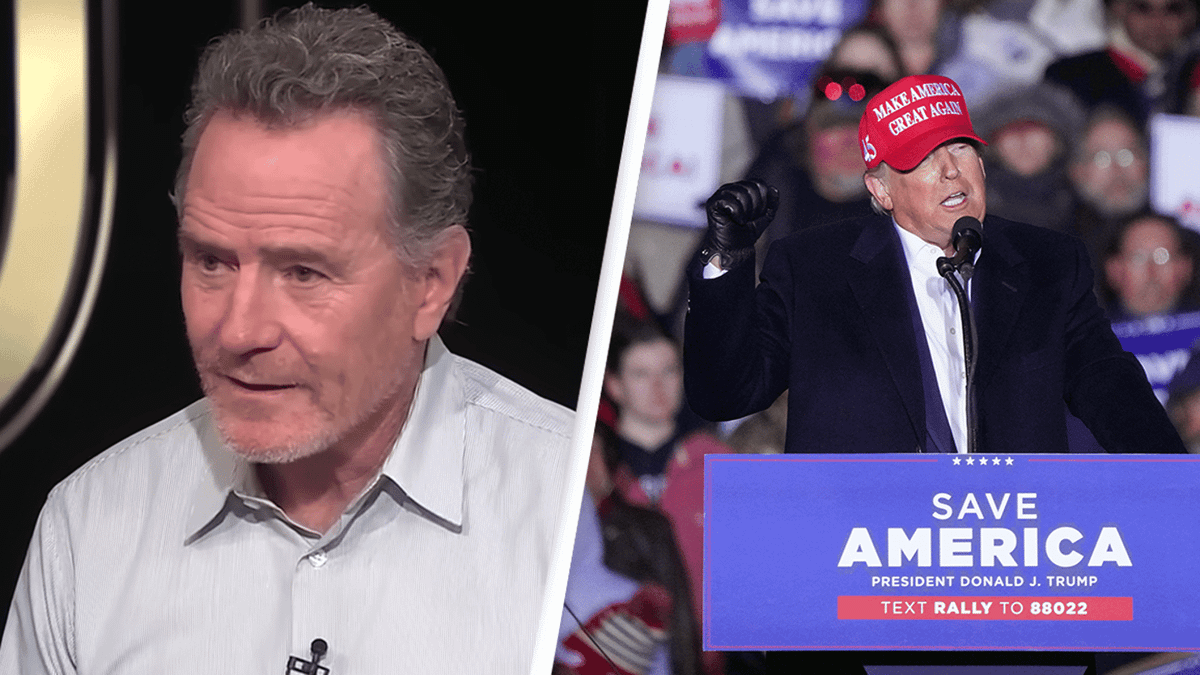 Bryan Cranston explains why Donald Trump’s MAGA slogan is racist ...