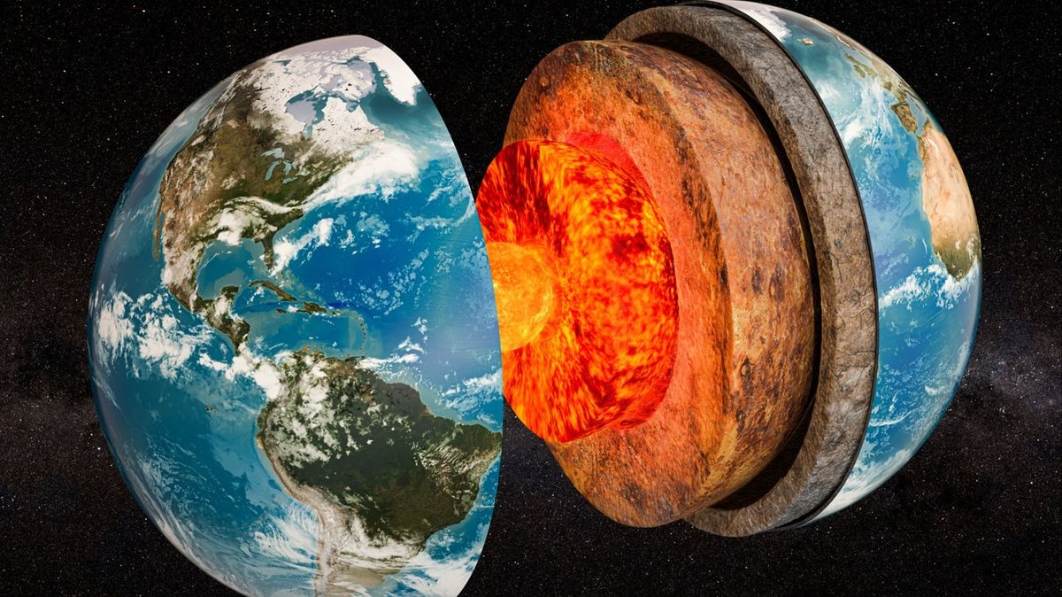 Massive hidden 'blobs' deep inside earth may finally explain how life began