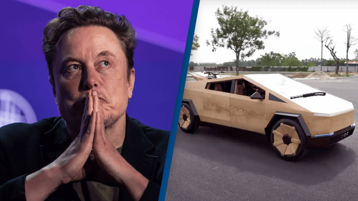 Elon Musk responds to man who built fully functional Cybertruck out of ...