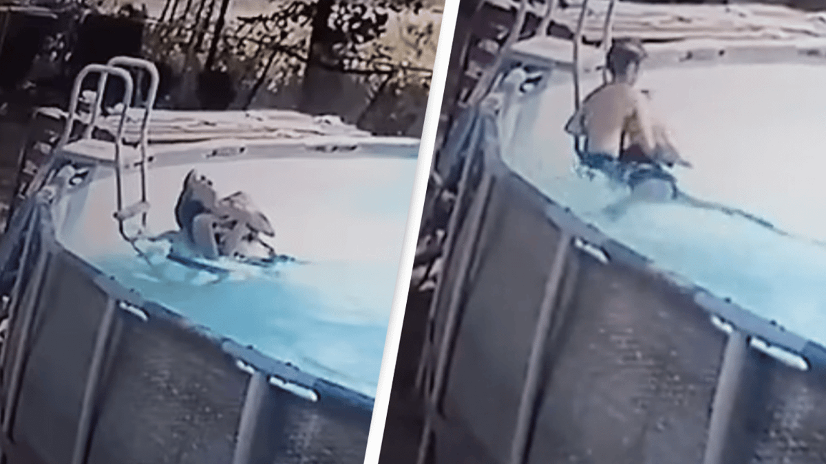 Boy, 10, hailed hero after saving mum from drowning after suffering seizure