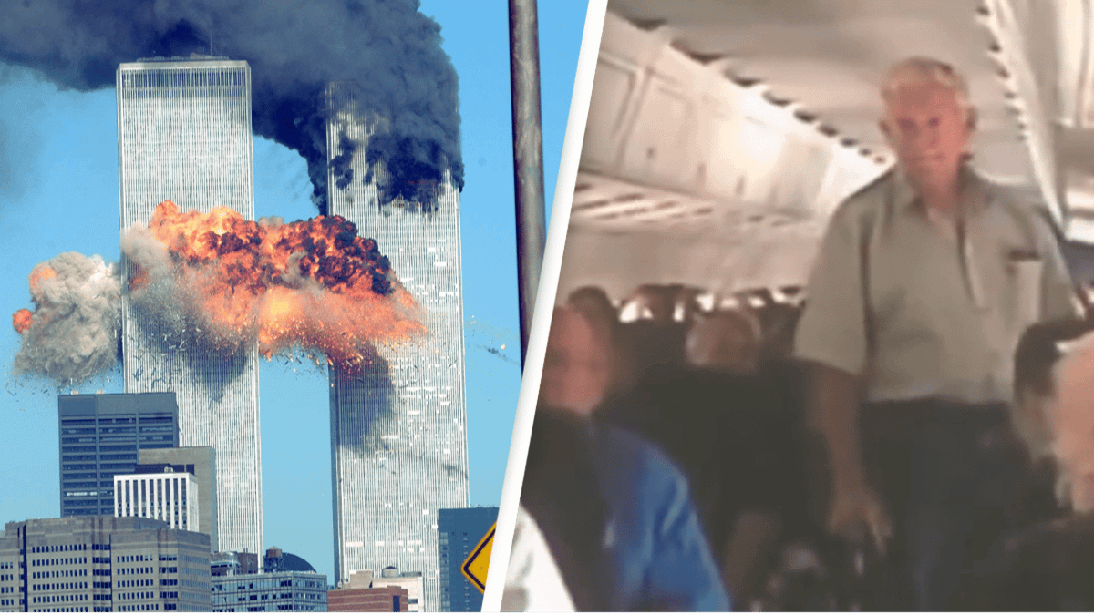 Shocking video shows plane passengers' chilling reaction to first ...