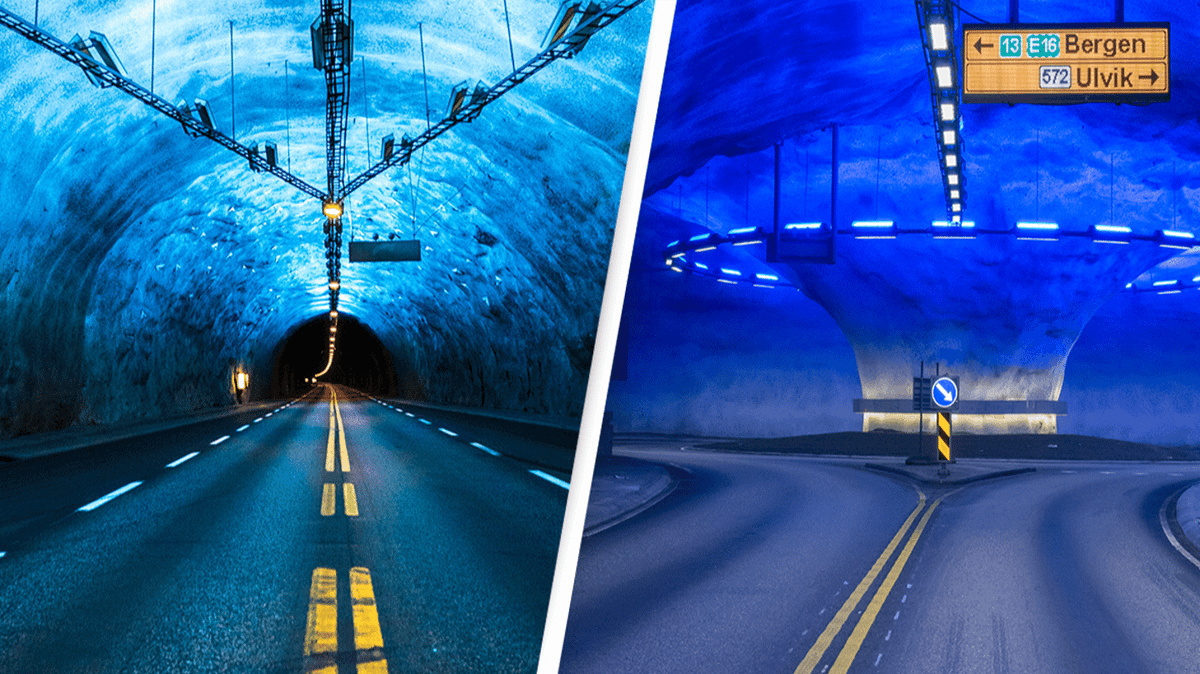 World's longest tunnel spanning over 15 miles has incredible 'anti ...