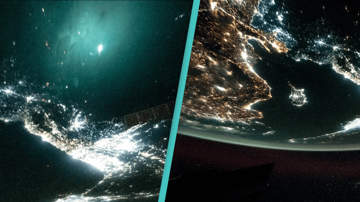 NASA astronaut captures footage of mystery green flash from ...