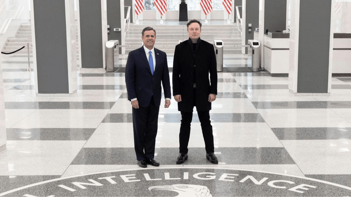 Elon Musk shares photo inside the CIA and it's left everyone wondering ...
