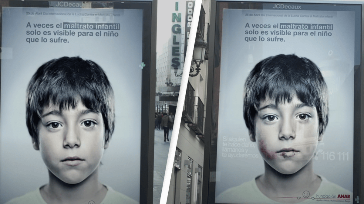 Anti-abuse advert praised for having hidden message that only children ...