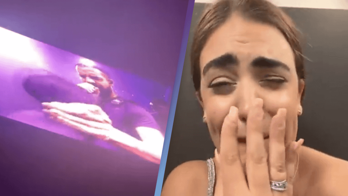 Drake fan who stopped concert after throwing bra on stage responds ...