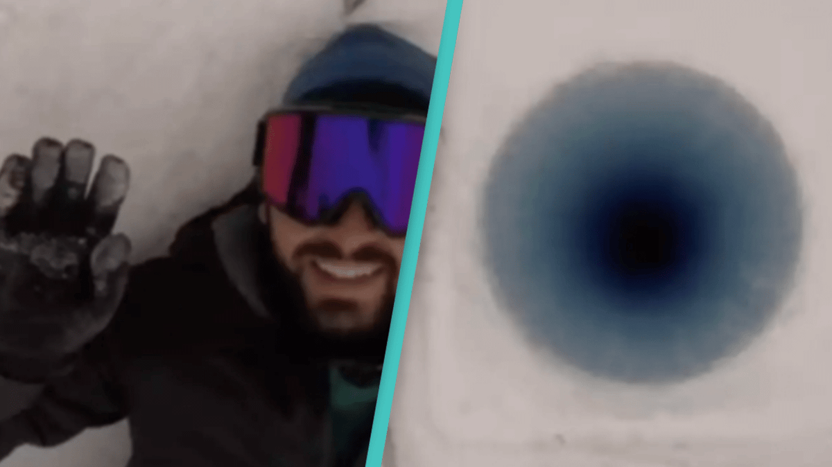 Camera dropped into hole 305ft underneath Antarctica makes incredible ...