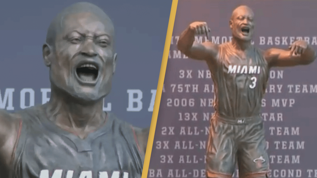 NBA legend breaks silence on 'unrecognizable' statue of him following ...