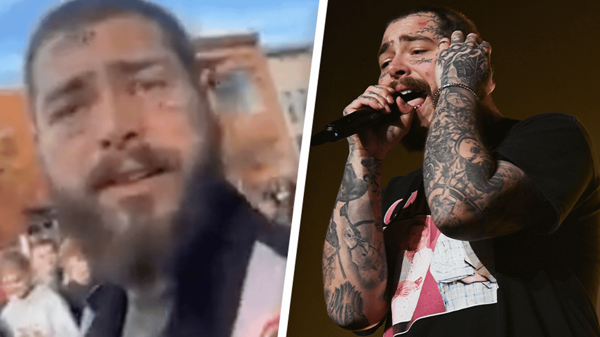 Post Malone has beautifully calm reaction as fan calls him a 'b***h ...