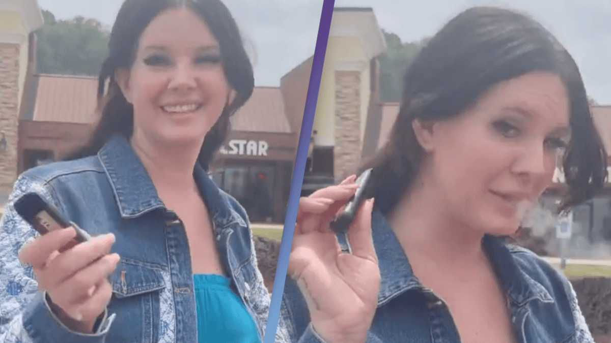Fan shares vape with Lana Del Rey after spotting her in Waffle House ...