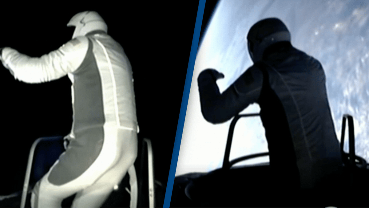 Billionaire makes history in 'gorgeous' footage from first-ever ...