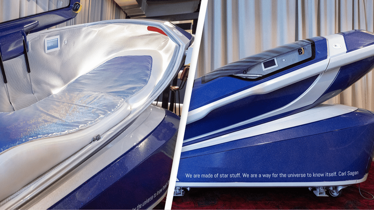 Several people detained by police as suicide pod is used for the first time