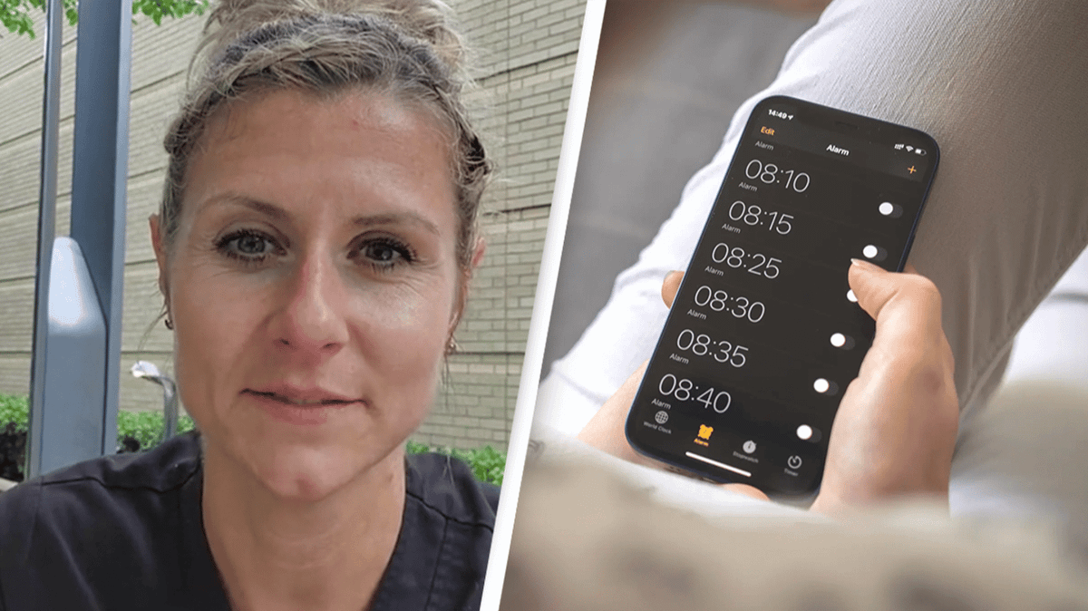 Nurse issues warning for anyone who sets multiple alarms to wake them ...