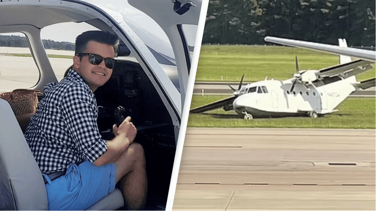 Chilling moment pilot calls 911 mid-flight after his co-pilot jumped ...