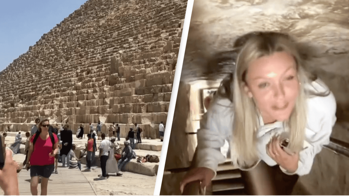 Video showing reality of Egypt pyramids may put a lot of people off ...