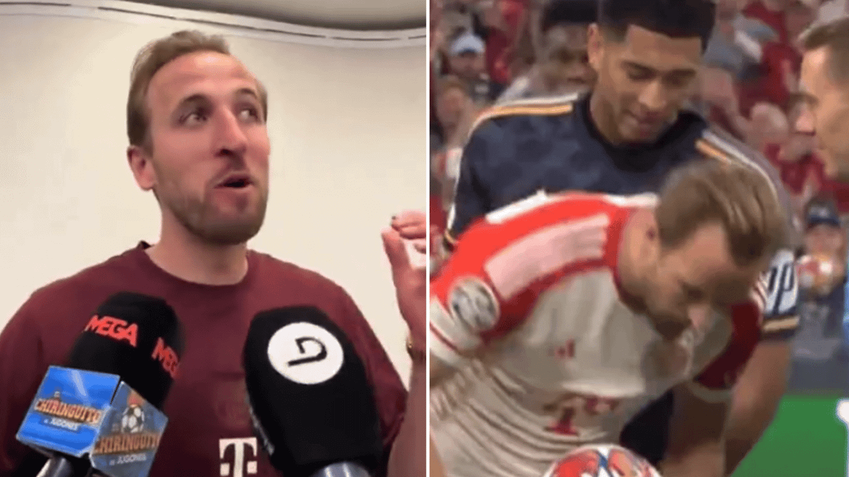 What Jude Bellingham really said to Harry Kane during penalty incident ...
