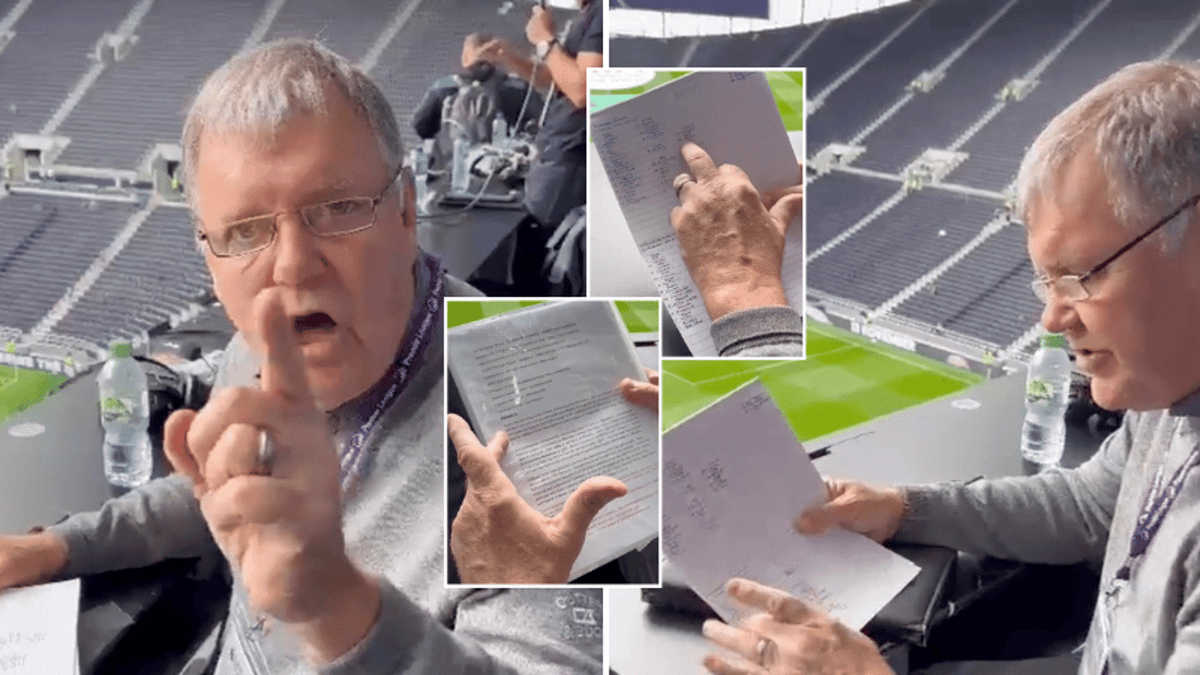 Legendary football commentator Clive Tyldesley gives incredible insight ...