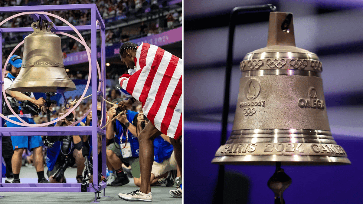 Reason why athletes ring giant bell after winning Olympic gold medal at ...