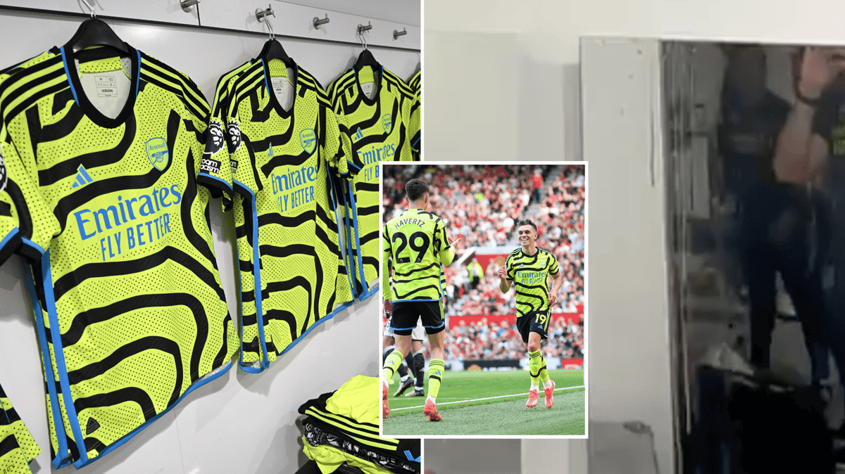 'Embarrassing' footage emerges from Arsenal's away dressing room after ...