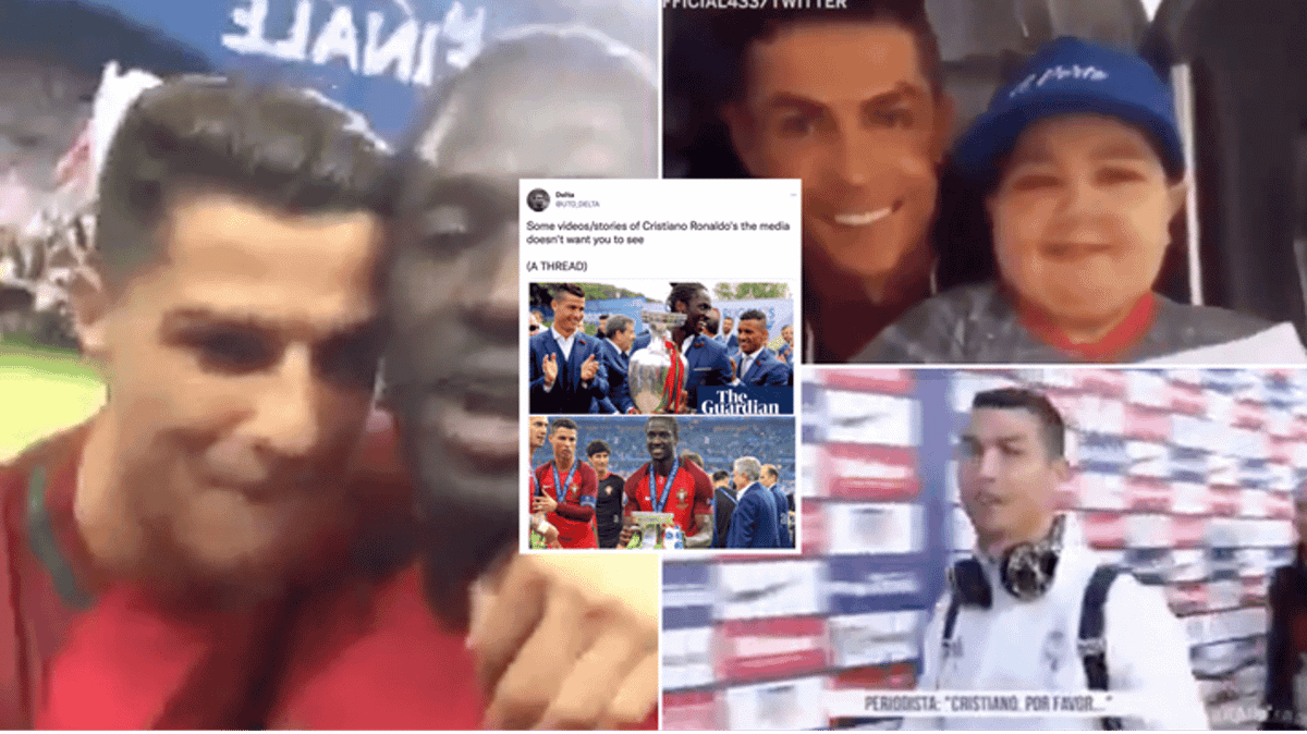 Cristiano Ronaldo: Twitter thread on the Man Utd star shows moments ...