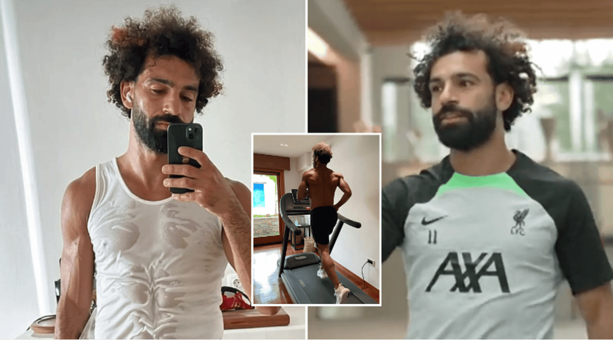 Mo Salah completes 7km run on treadmill in ridiculous time, he's a machine