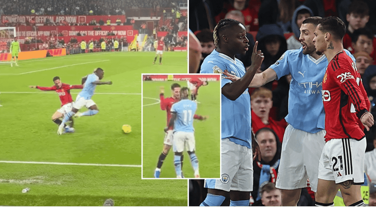 Man City's Jeremy Doku has final say in battle against Antony with ...