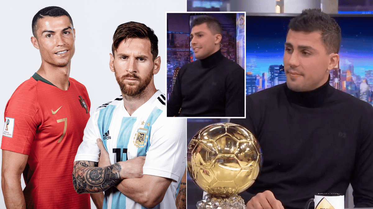Rodri explains difference between facing Lionel Messi and Cristiano ...