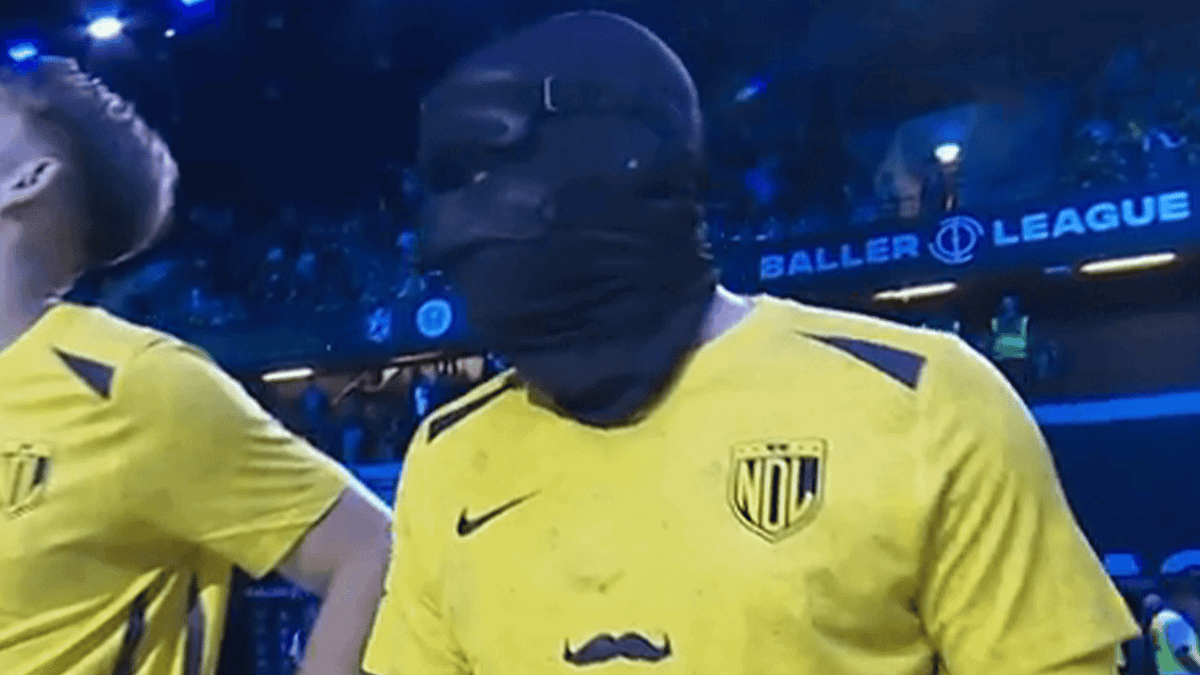 Identity of Masked Mystery 'Premier League Player' in Baller League ...