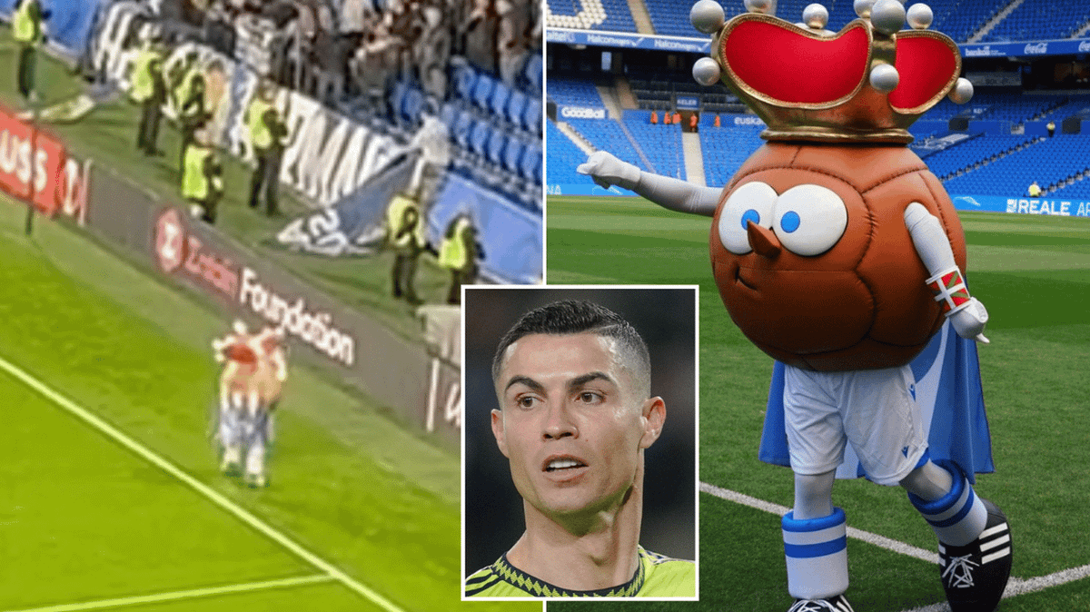 'Stellar s***housery' - Real Sociedad mascot mocks Cristiano Ronaldo ...