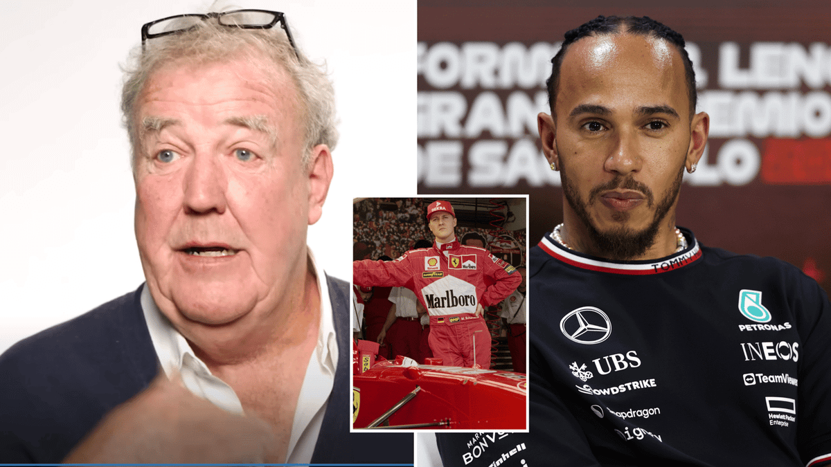 Jeremy Clarkson snubs Lewis Hamilton and Michael Schumacher when ...