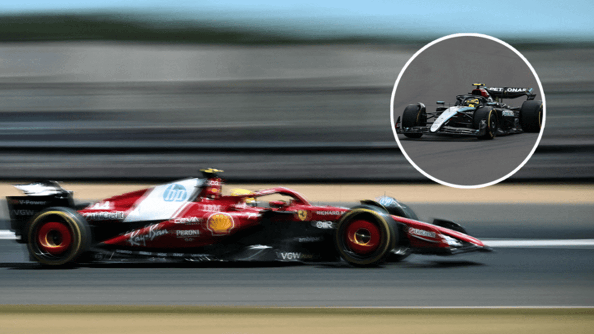 Lewis Hamilton's fastest Silverstone lap time in Ferrari compared to ...