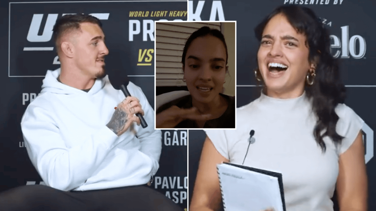 Nina Drama responds to backlash after Tom Aspinall asks her X-rated ...