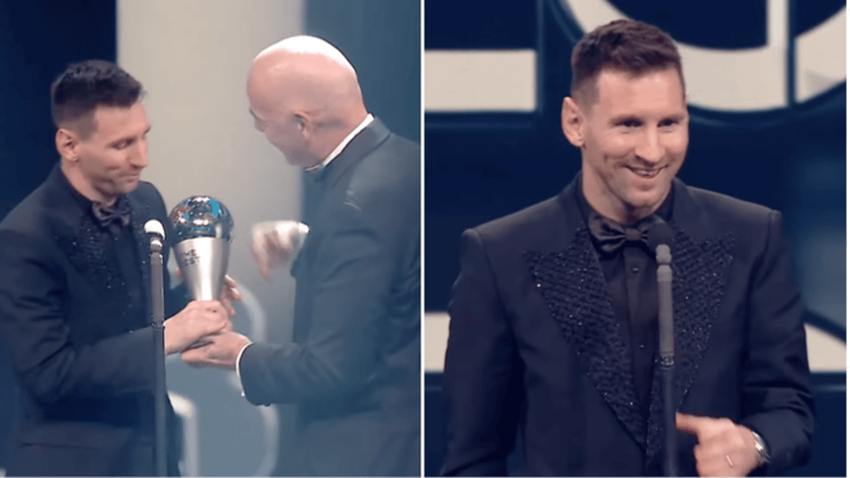 Lionel Messi is crowned Best Fifa Men’s Player at ceremony in Paris ...