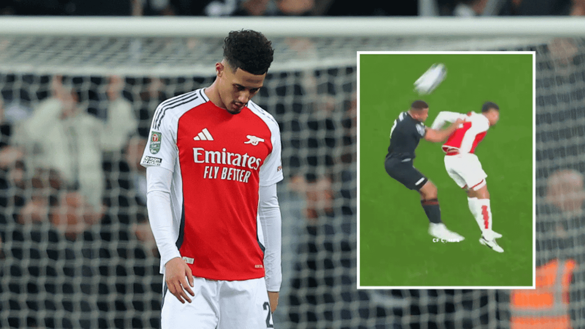 William Saliba compilation is going viral and fans think it's 'time for ...
