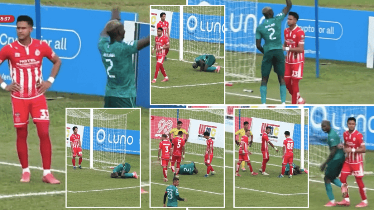 Malaysian League player Sunday Afolabi produces the funniest 40 seconds ...