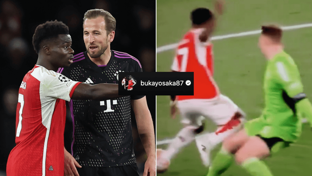 Bukayo Saka speaks out after being denied penalty in Arsenal's ...