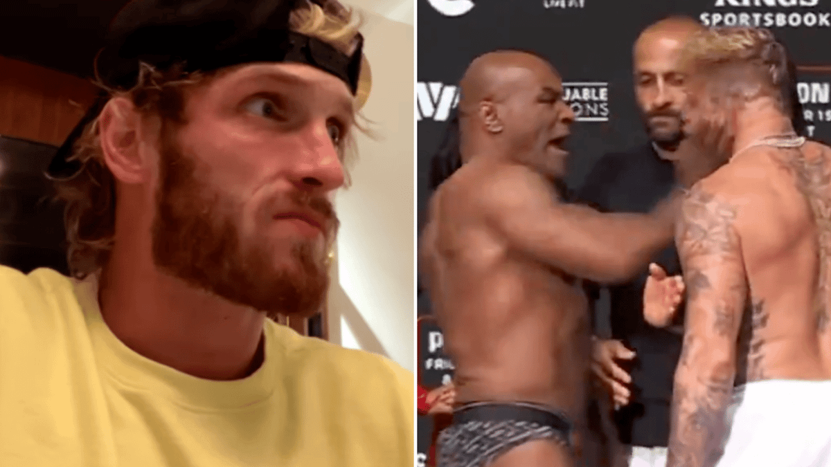 Logan Paul sends Mike Tyson ominous message after seeing him slap his ...