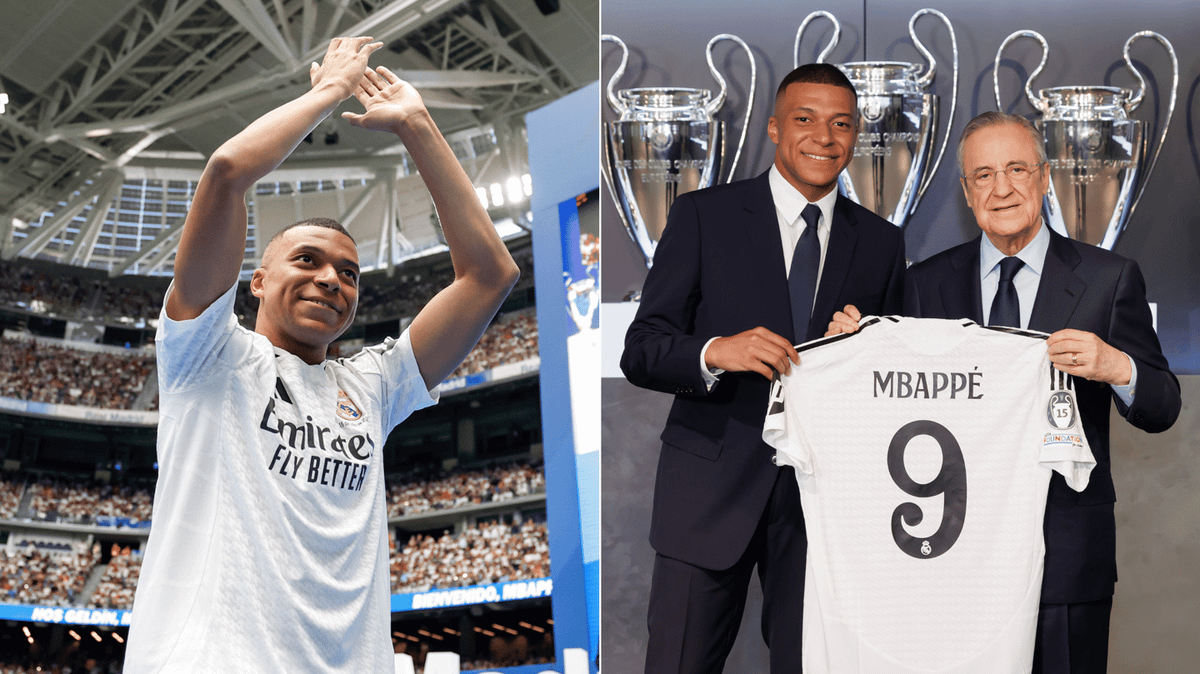 Kylian Mbappe made history at his presentation that only one other Real ...